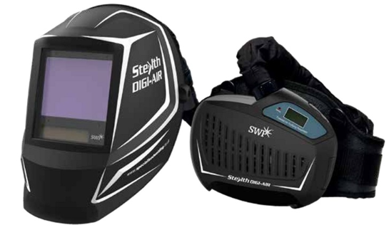 SWP Stealth-Digi-Air verselucht las en slijphelm met True Color Lens ...