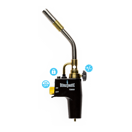 Bernzomatic TS8000T Soldeervoorstuk met Piezo ontsteking | Weldingshop