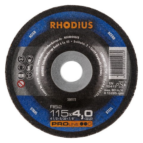 Rhodius RS2 Afbraamschijf + X-lock | Weldingshop