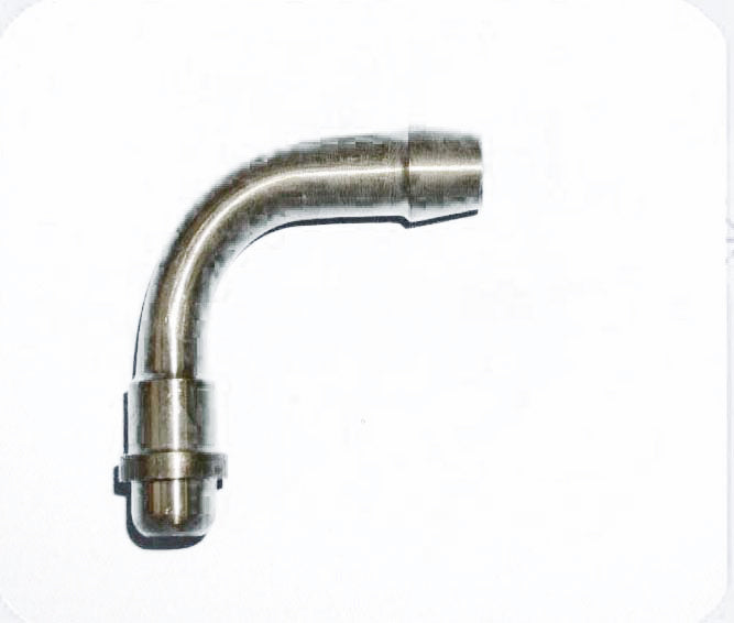 Gebogen tule 3/8" x 9 mm 90° haaks - messing toepassing tot 25 bar ...