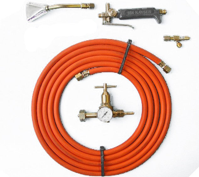 Propaanset "Verfafbrander Pro" - compleet met 64mm voorstuk - (= zonde ...